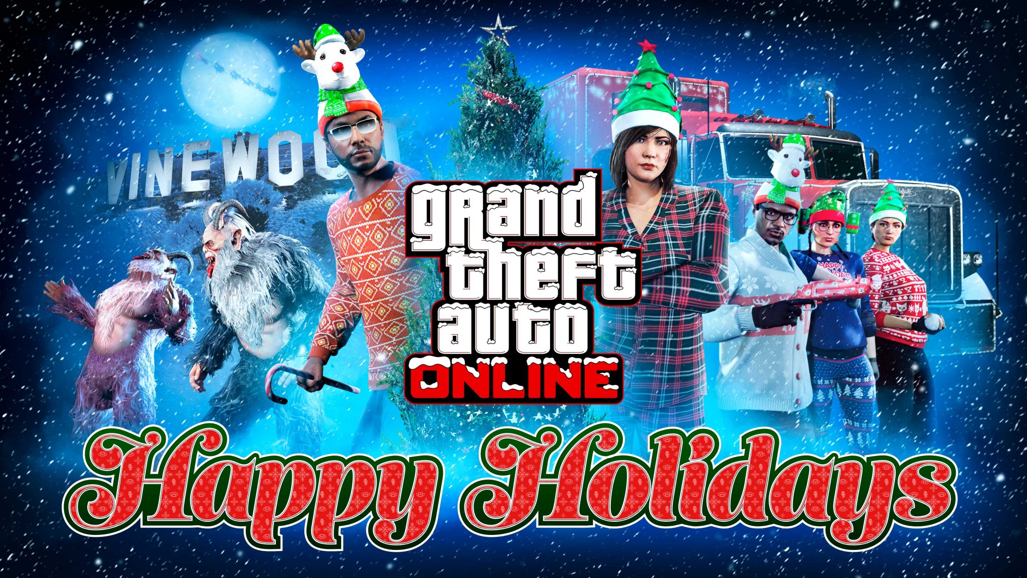 GTA Online Christmas Content Event Week December 21st-27th - RockstarINTEL