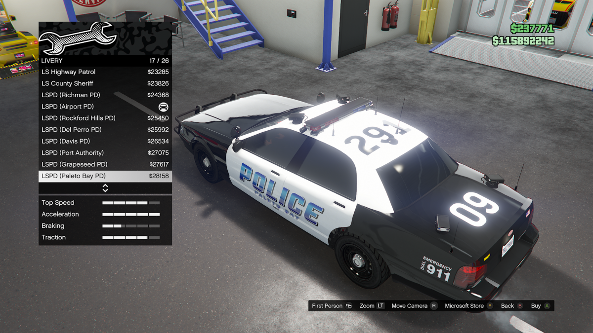 GTA Online Police Cars can now be purchased and feature a lot of ...