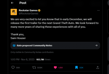 GTA 6 trailer announcement becomes most liked gaming tweet of all time ...