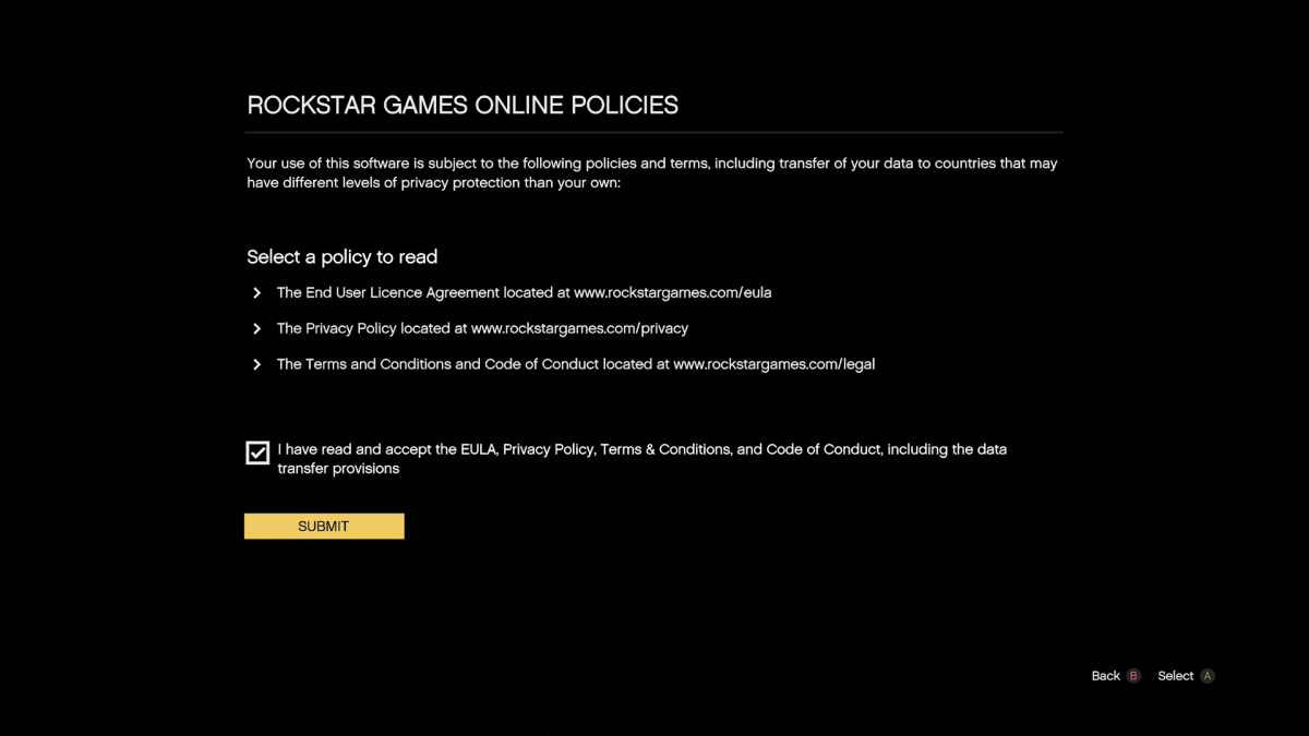 Rockstar merging legal terms which users will have to accept - RockstarINTEL
