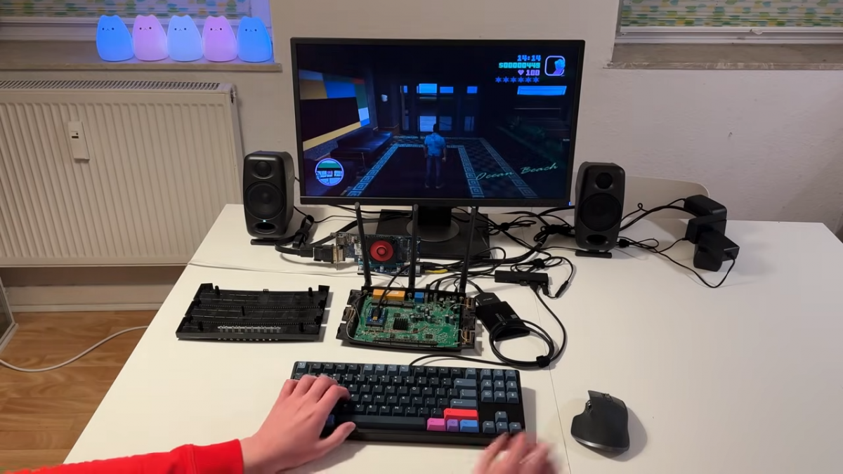 Fan gets GTA Vice City running on a broadband router - RockstarINTEL