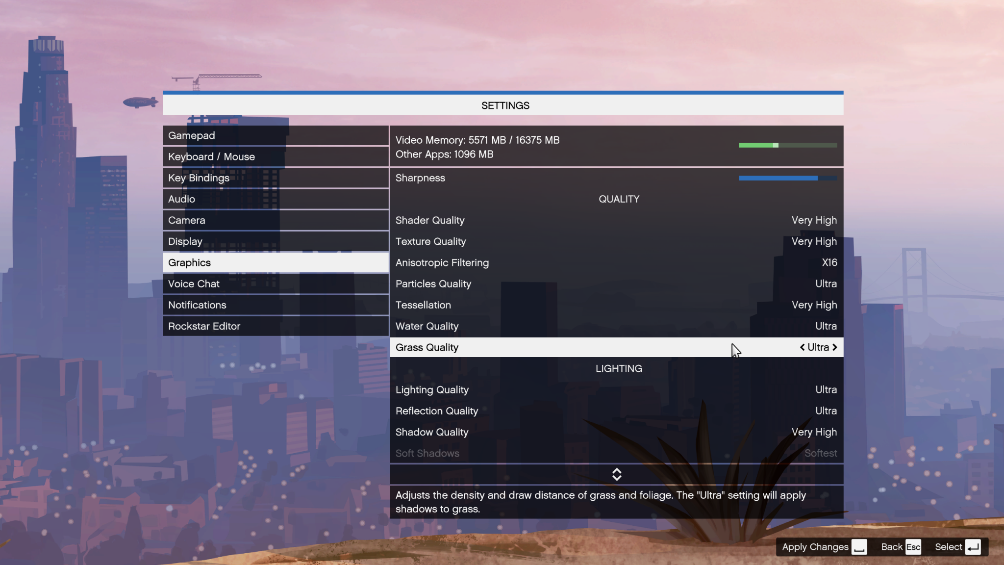 All Of GTA V Enhanced For PC's New Graphics Settings And Menus ...