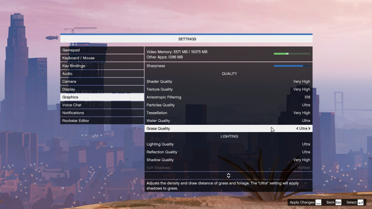 All Of GTA V Enhanced For PC's New Graphics Settings And Menus ...